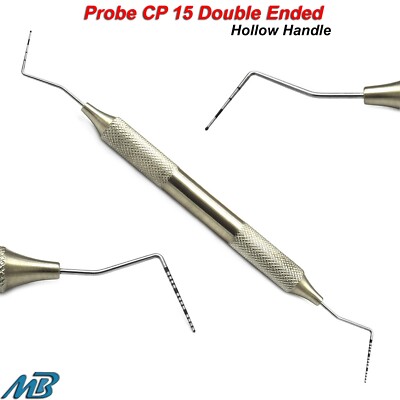 Dental CP-15 Probe Color Coded Marking Screening Periodontal Measuring ...