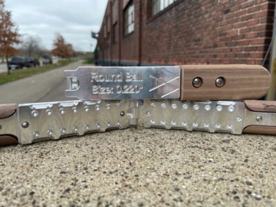 Martys Arms #F 0.220" Buckshot Mold 16 cavity Buck Shot Round ball lead ...