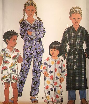 NEW/VINTAGE 2001 'SIMPLICITY' KIDS PYJAMA PATTERN 9853 3,4,5,6 | eBay UK
