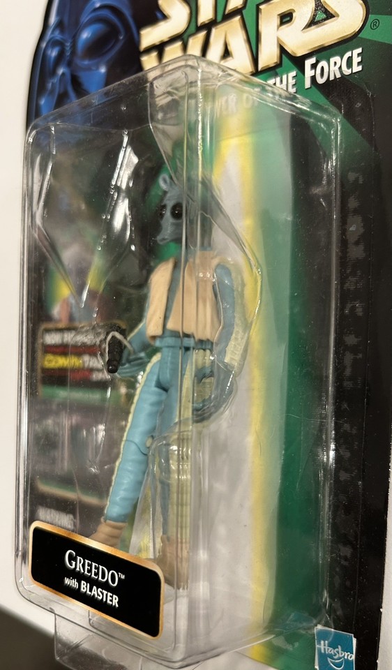 Star Wars POTF2 SCARCE Commtech Greedo Yellow Knee pins rare better ...