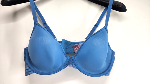 Adore Me Womens 36C Blue Smooth Sheer Contour Demi Bra NWT | eBay