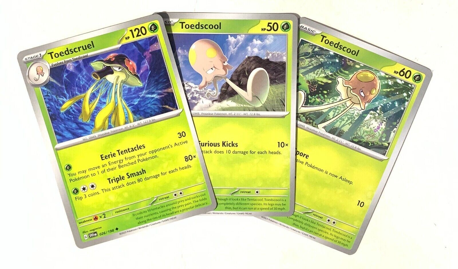 Toedscruel 026/198 - Scarlet & Violet - Pokemon Evolution 3 Card Set ...