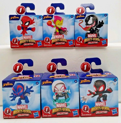 Marvel Mighty-Verse Collection Spider-Man Mini Action Figure Series 1 ...