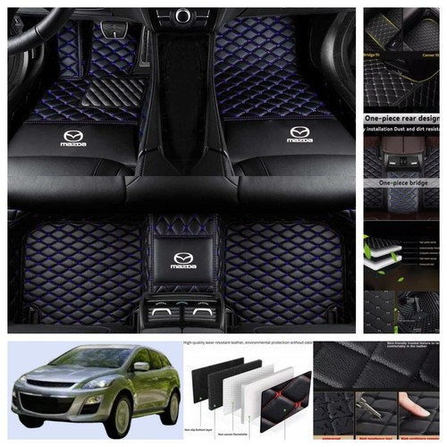 Waterproof For Mazda CX-7 2007-2016 Car Floor Mats PU Leather Carpets ...