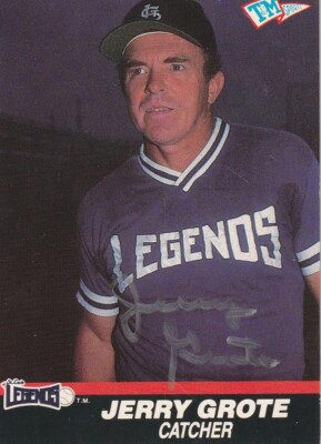 JERRY GROTE ST. LUCIE LEGENDS SIGNED 1989 T&M SENIOR LEAGUE CARD #41 | eBay