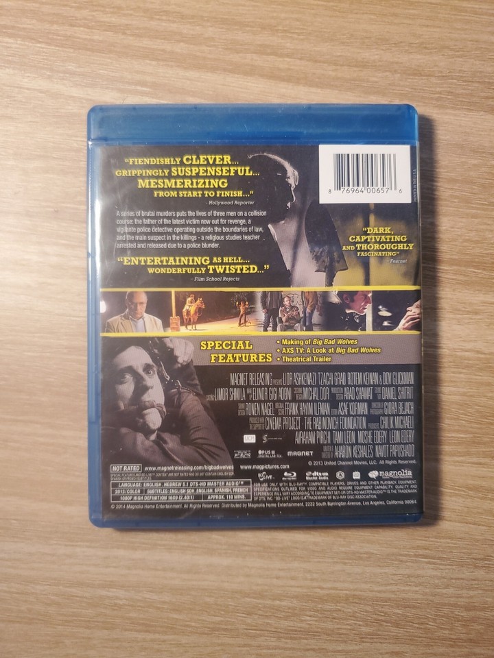 Big Bad Wolves (Blu-ray, 2013) Combined Shipping Available! 876964006576 | eBay
