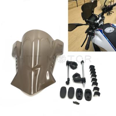 Universal Motorcycle Windshield Windscreen 7/8" 1" 1 1/8" Handlebar ...