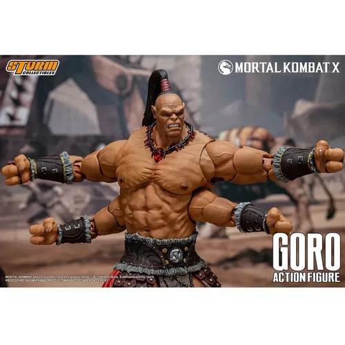 IN STOCK New Storm Toys DCMK18 1/12 Mortal Kombat GORO 6" Action Figure | eBay
