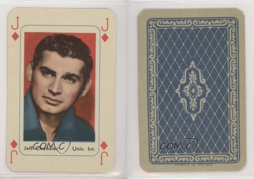 1959 Maple Leaf Playing Cards R 778-1 Jeff Chandler 0w6 | eBay