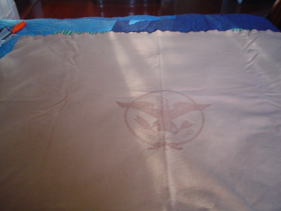 SS united states lines original 1952 wool blanket | eBay