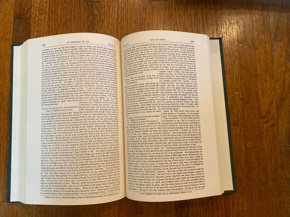 An Exposition Of The Song Of Solomon By John Gill | eBay