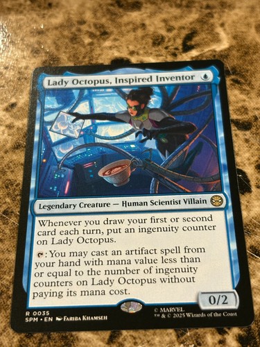 LADY OCTOPUS, INSPIRED INVENTOR Magic MTG Spiderman | eBay