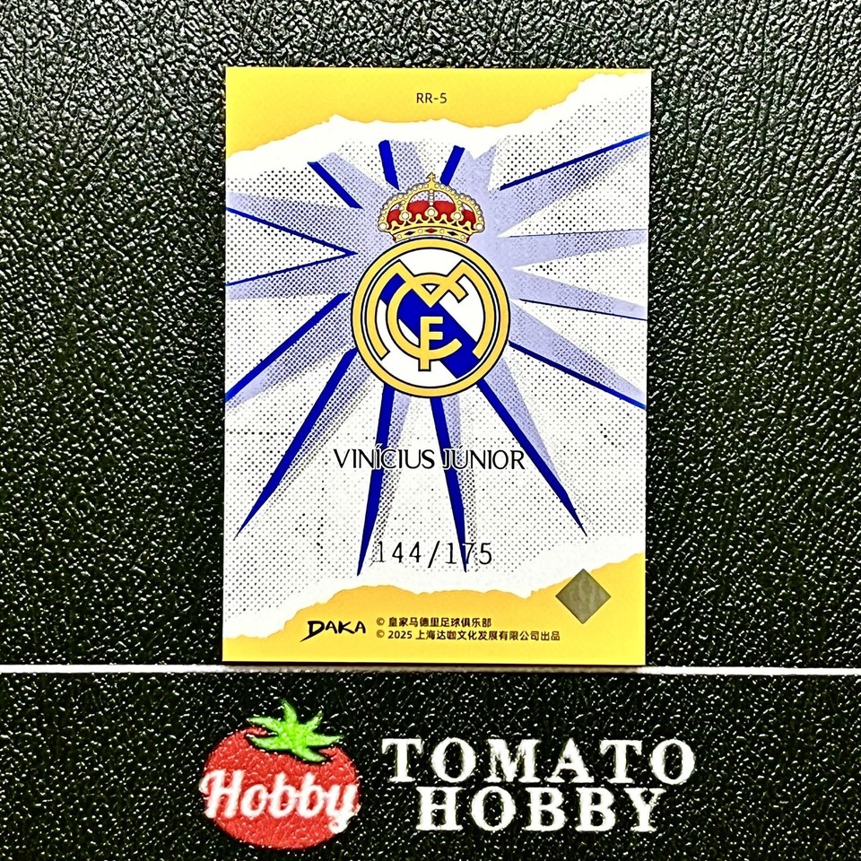 DAKA TOP AUDIENCE 2024-25 VINICIUS VINI JR. /175 PURPLE REFRACTOR ...