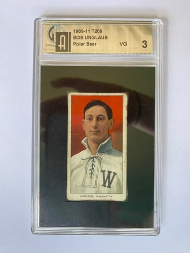 1909-1911 T206 Polar Bear Bob Unglaub VG 3 | eBay
