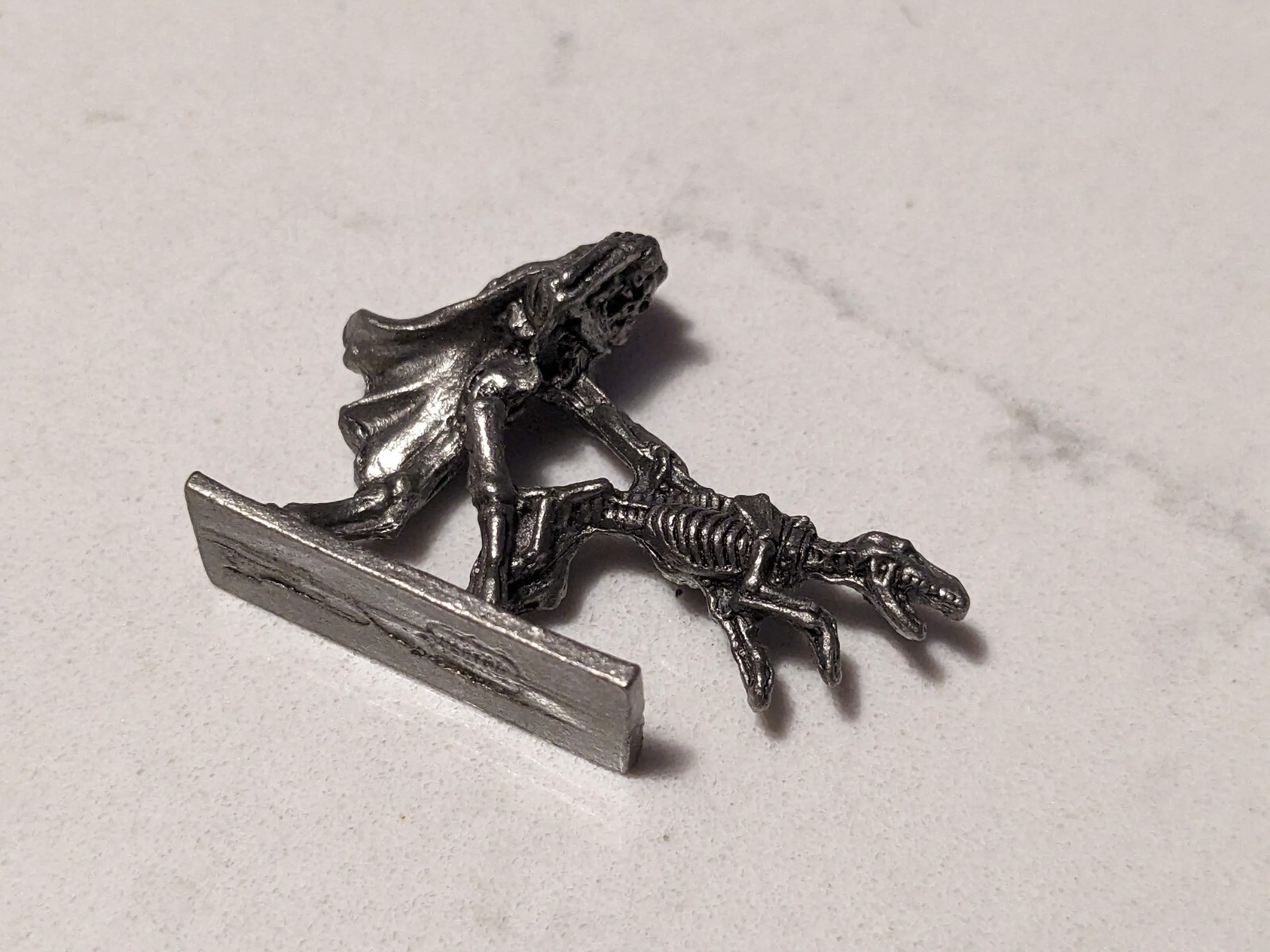 D&D Skeleton & Hell Hound Ral Partha '85 ghoul undead vintage Miniature ...