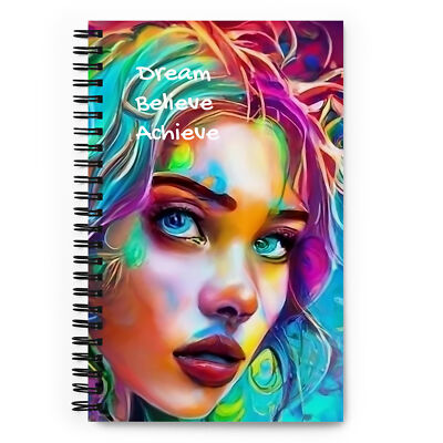 Spiral notebook / Dream Believe Achieve | eBay