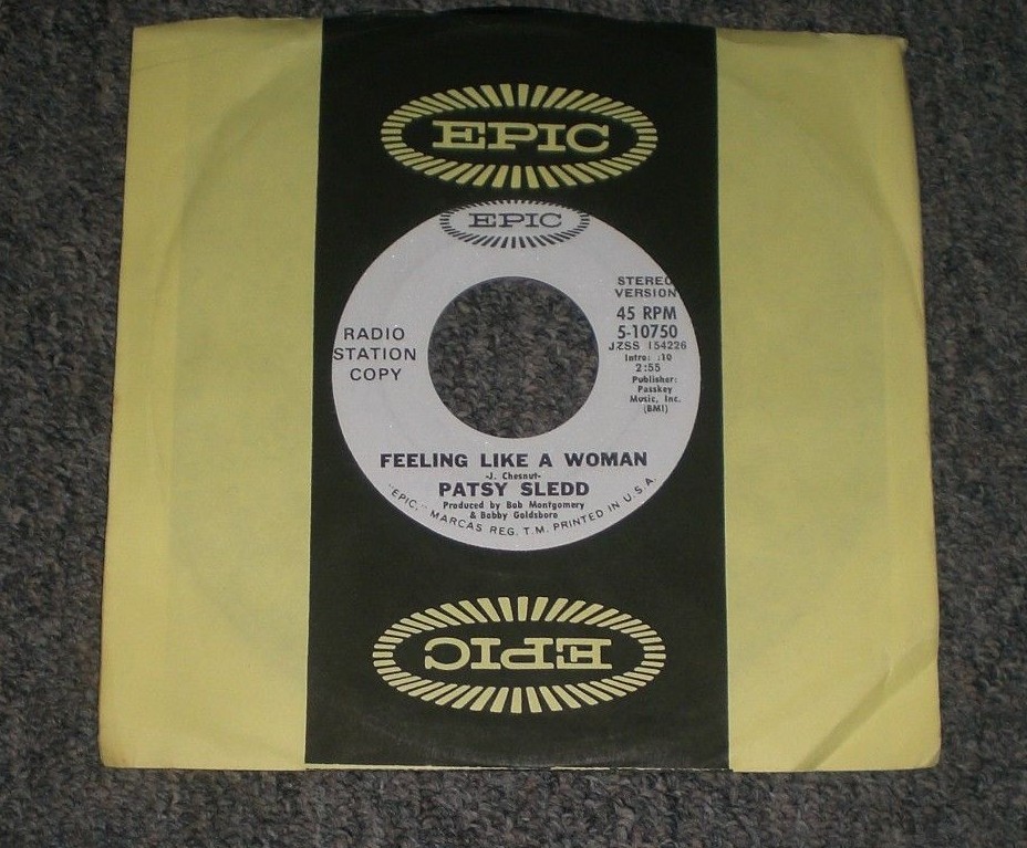 Patsy Sledd~Feeling Like A Woman~White Label Radio PROMO~FAST SHIPPING ...