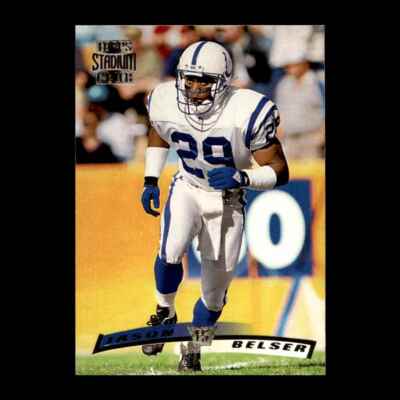 Jason Belser 1996 Stadium Club Indianapolis Colts #242 R329B 31 | eBay