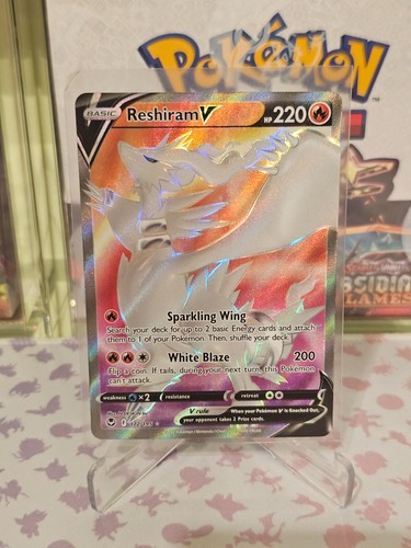 Reshiram V 172/195 Silver Tempest Pokemon Card | eBay
