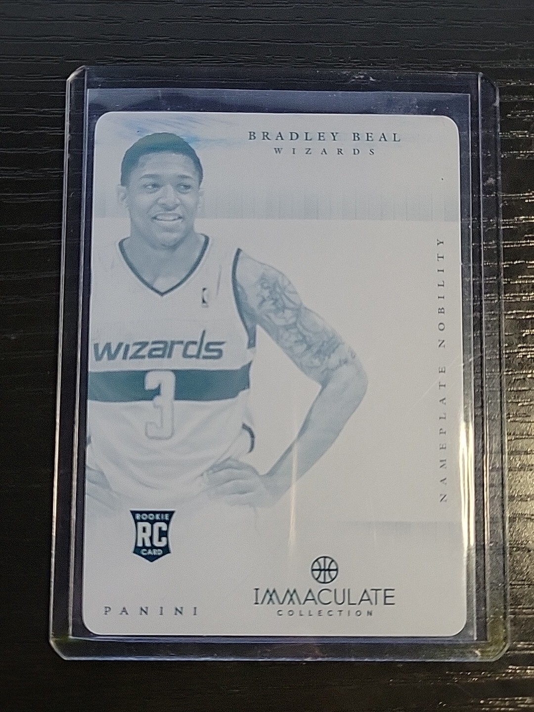 2012-13 Immaculate Collection Bradley Beal Rookie Cyan Printing Plate ...