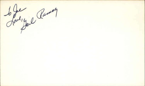 Gail Ramsey Actress Signed 3" x 5" Index Card | eBay