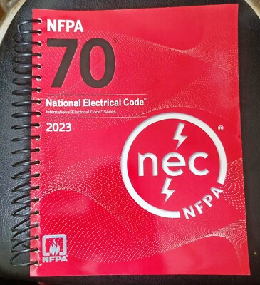 NFPA NEC 70 National Electrical Code 2023 Edition with Tabs Spiral-bound Spiral | eBay