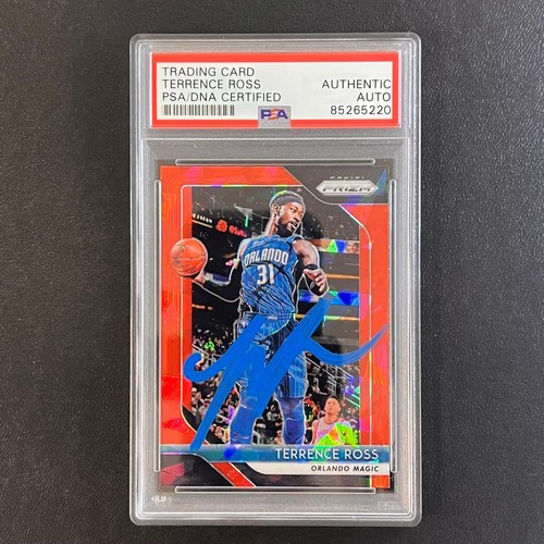 2018-19 Panini Prizm #149 Terrence Ross Signed Card AUTO PSA Slabbed ...