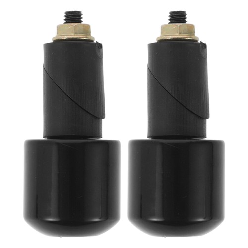 1 Pair Heavy-Duty Motorcycle Handlebar End Caps Solid Iron Plugs ...