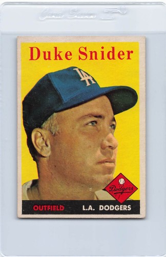 1958 Topps #88 Duke Snider Dodgers VG/EX *DA-B8236 | eBay