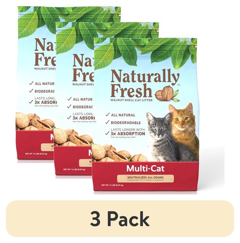 (3 pack) , New Improved Multi-Cat Litter, Unscented, 14 lb. Bag | eBay