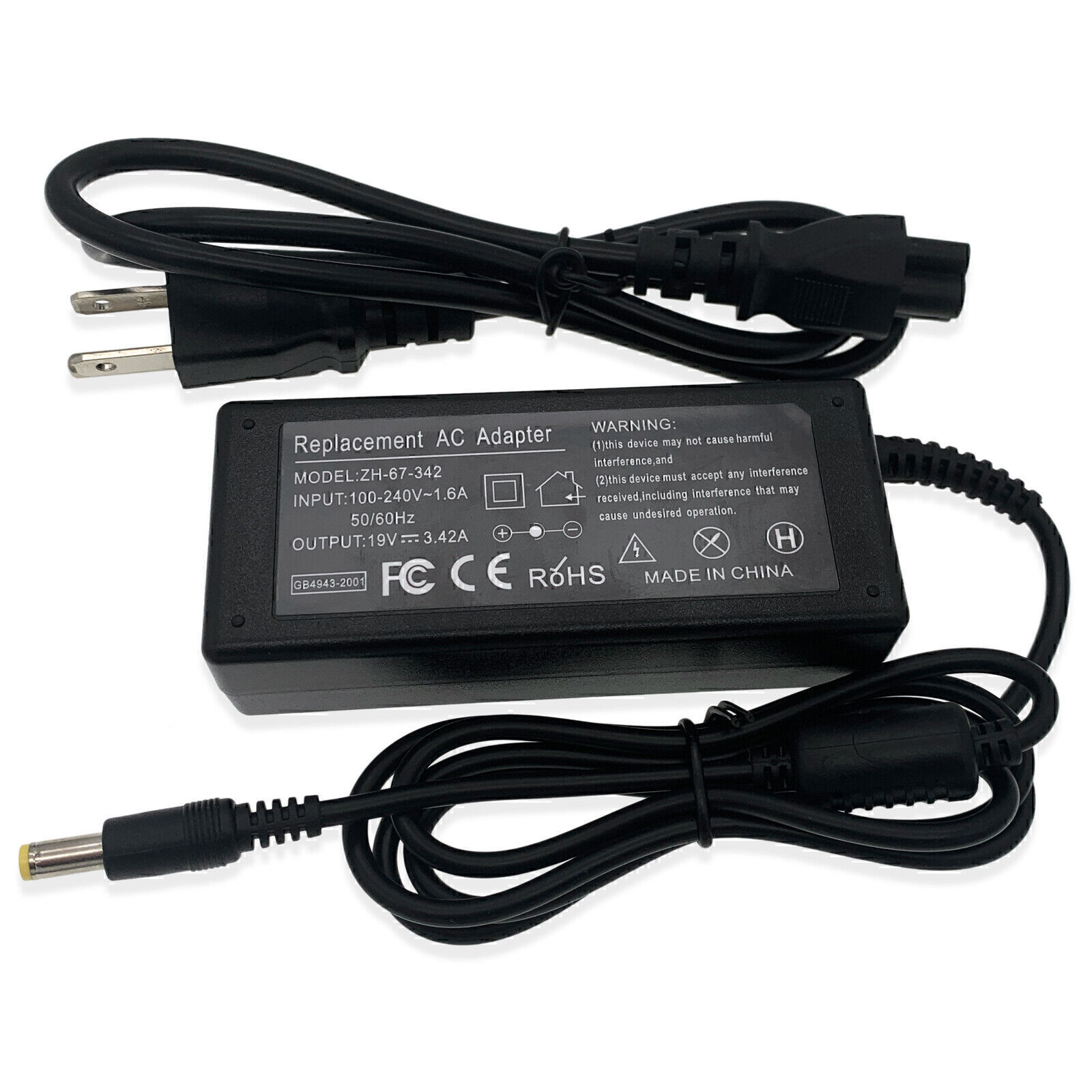 19V AC Adapter Charger For HP 2511x 25 inch LED Monitor Power Supply ...