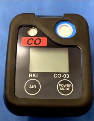 RKI C0-03 SINGLE GAS MONITOR (confined space kit, alligator clip) Open ...
