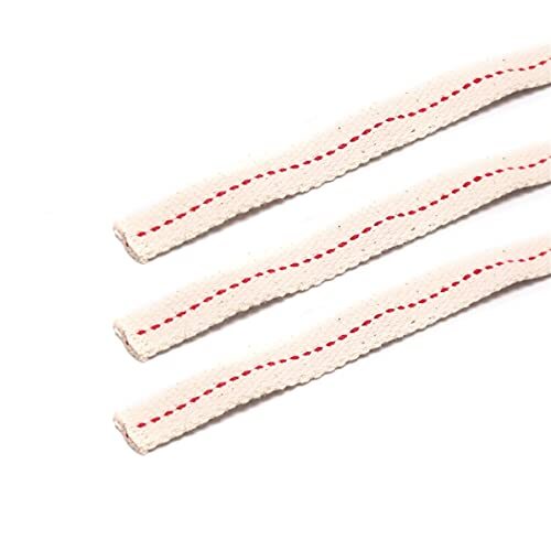 3 Rolls Strong Flat Cotton Wick, 1/2 Inch Oil Lantern Wick for Kerosene ...