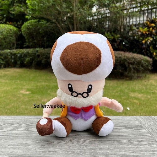 25cm Super Mario Bros Plush Toadsworth Toad Cute Stuffed Toy Game Soft ...