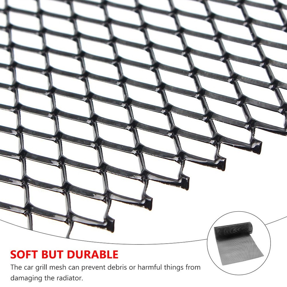 Aluminum Alloy Grille Mesh Sheet Grid Rhombic Grill Mesh (Black) | eBay ...