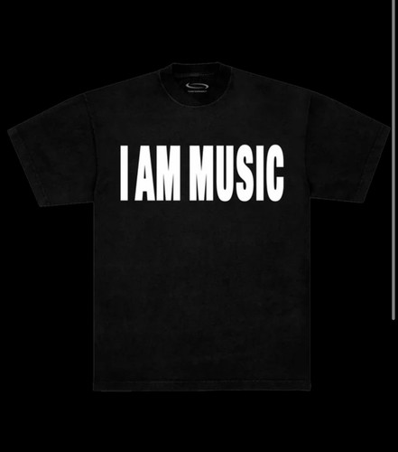 Men’s size XL Playboi Carti I am music t shirt black logo tee opium YVL ...