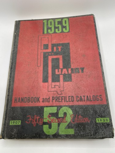 Pit & Quarry Annual Handbook for 1959 Mining Geology Minerals Hardback ...