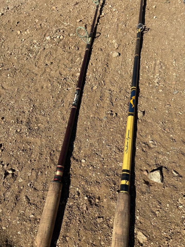 Truline Vintage Dynamo 7ft-7ft-10” Made In the USA Fishing Rods Qty5 | eBay