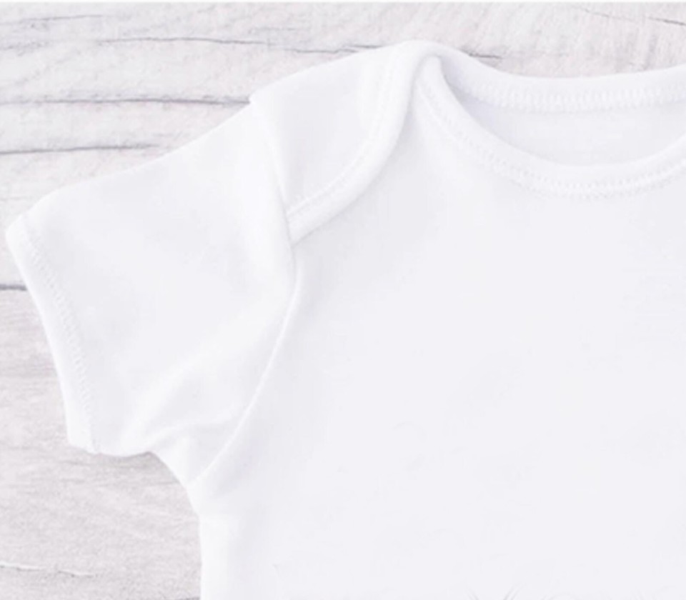 Plain White Baby Grows Plain Soft 100% Cotton Plain Baby Vest UK Stock ...
