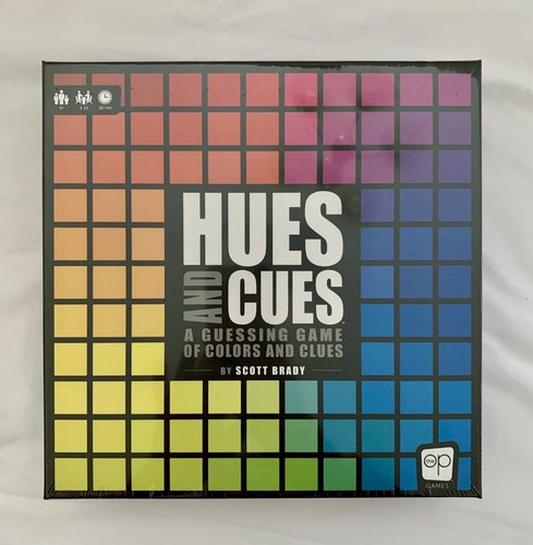 New Hues and Cues Board Game A Guessing Game Of Colors And Clues Family ...