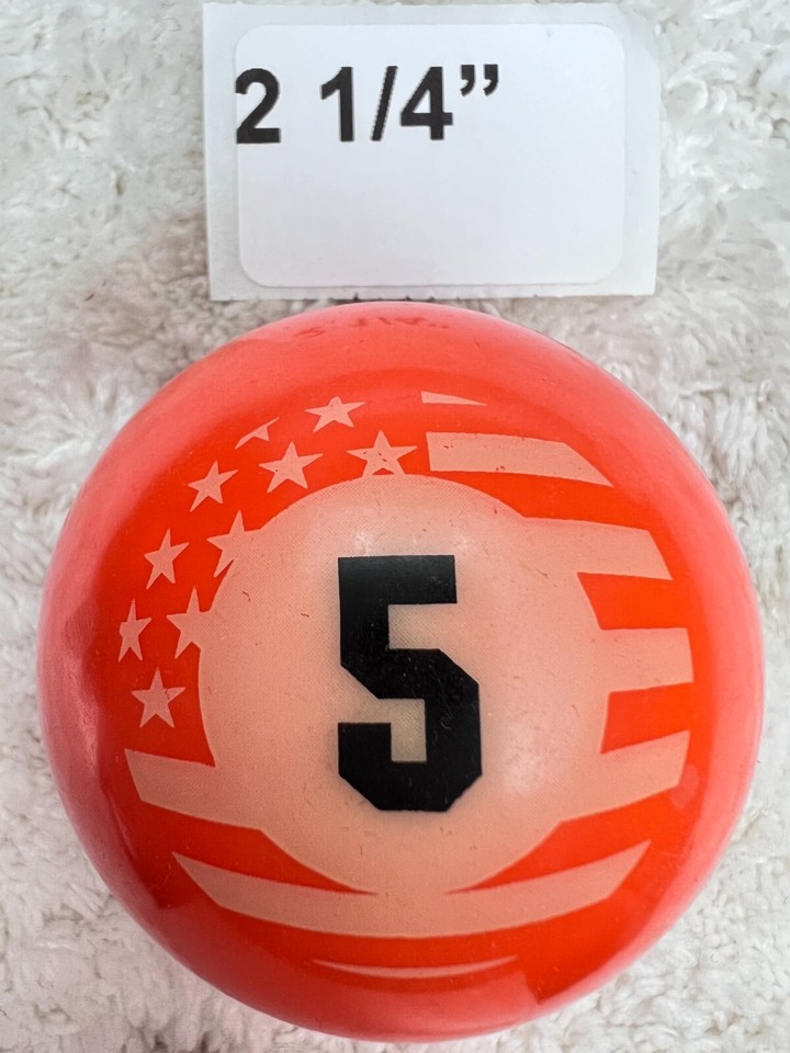 #5 Pool Ball. Antique, Vintage And Current Style Balls. Many To Choose ...