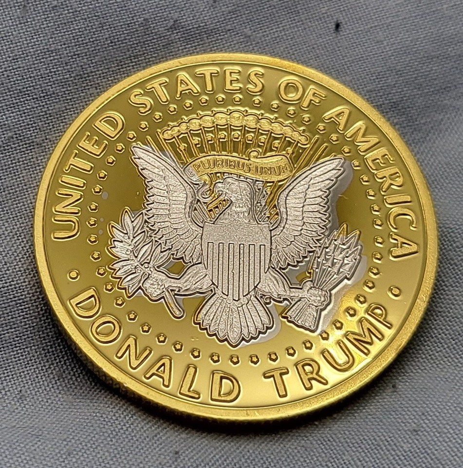 Donald Trump 2024 Gold Silver Coin Old USA President Assassination ...