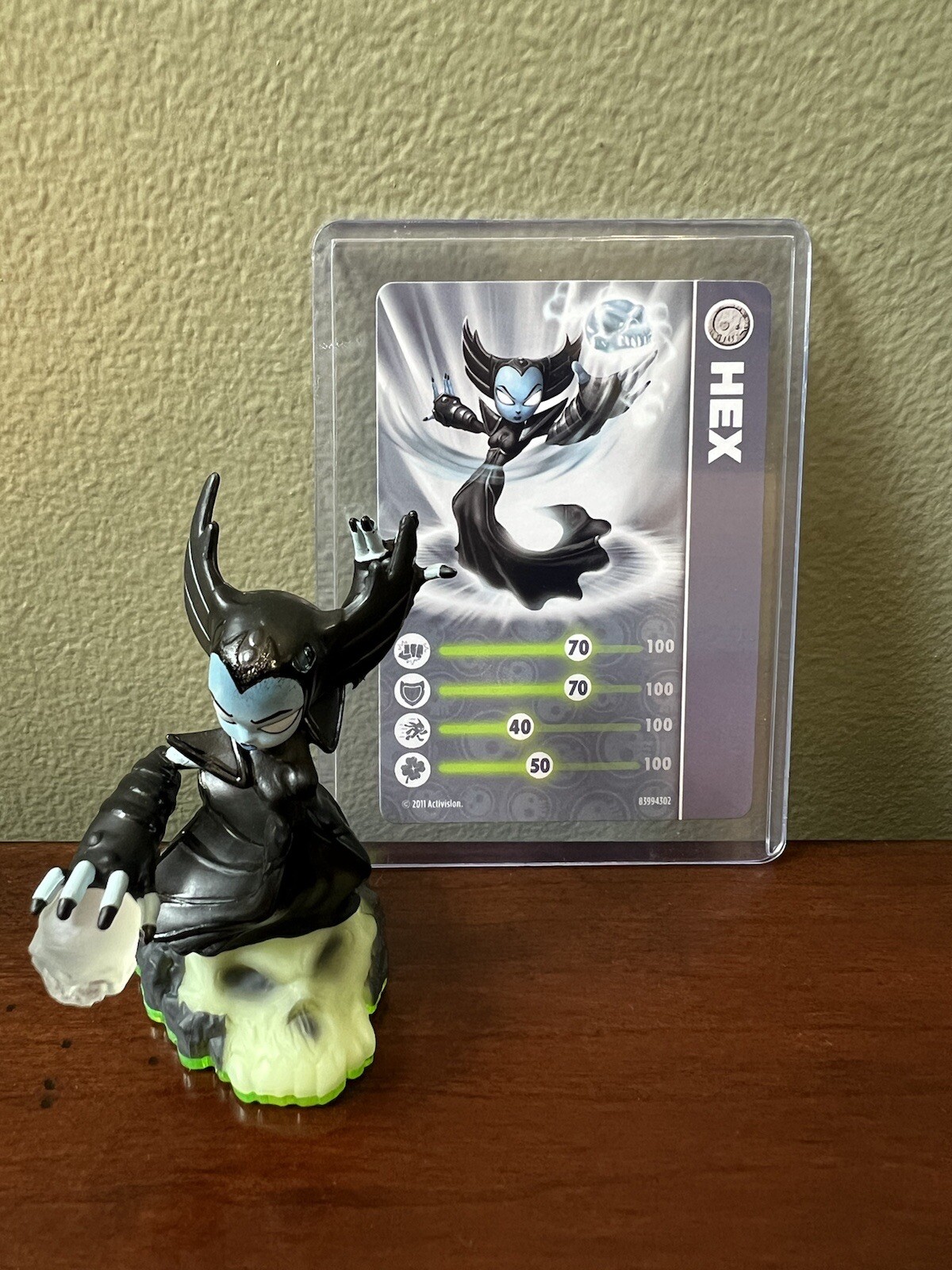 Skylanders Spyro's Adventure 83994888 Hex Activision 2011 w/ Card and ...