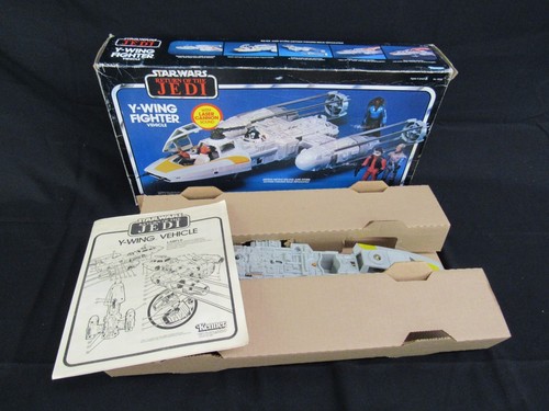 Vintage 1983 Star Wars ROTJ Kenner Y-Wing Fighter Complete In Box ...