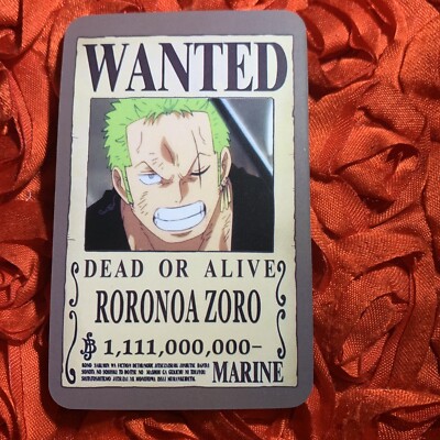 RORONOA ZORO ONE PIECE WANTED SET GODDESS ACG Waifu HOLO Anime Card 2 ...