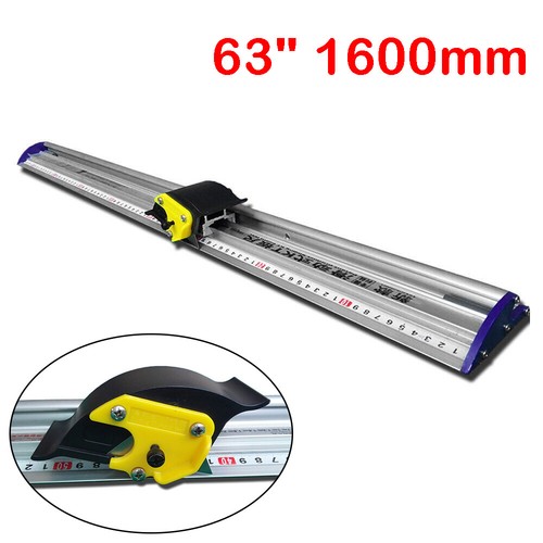 63" 1600mm Manual Sliding KT Board Trimmer Cutting Ruler,Photo PVC ...