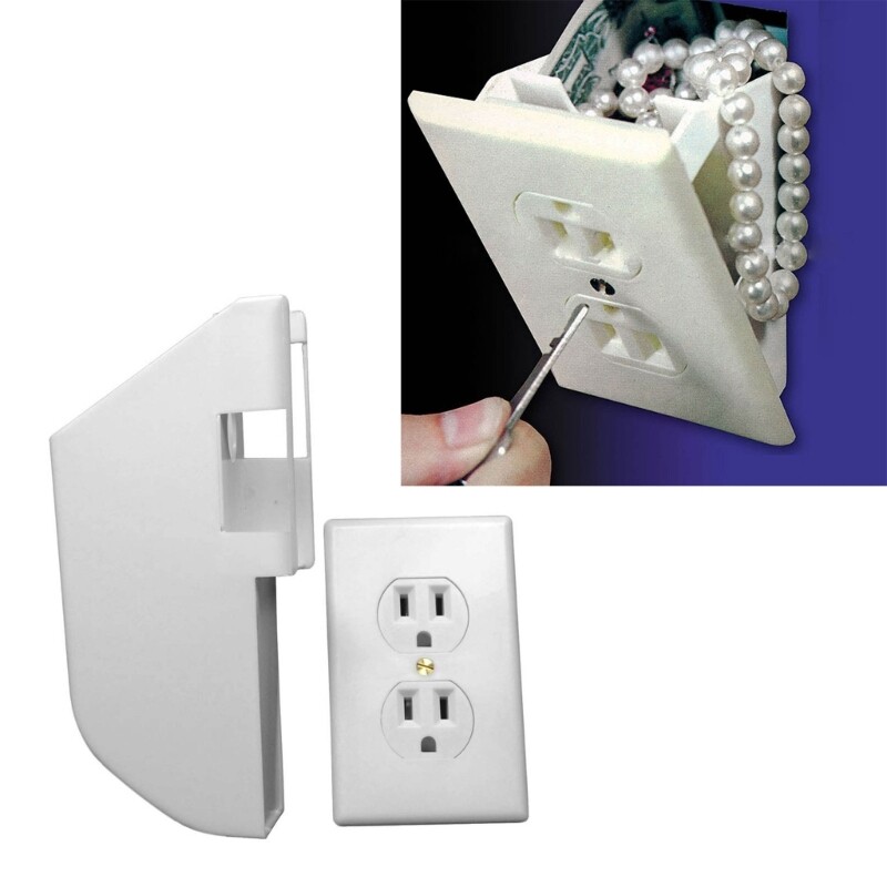 Wall Outlet Safe Diversion Box Secret Compartment for Hiding Money ...