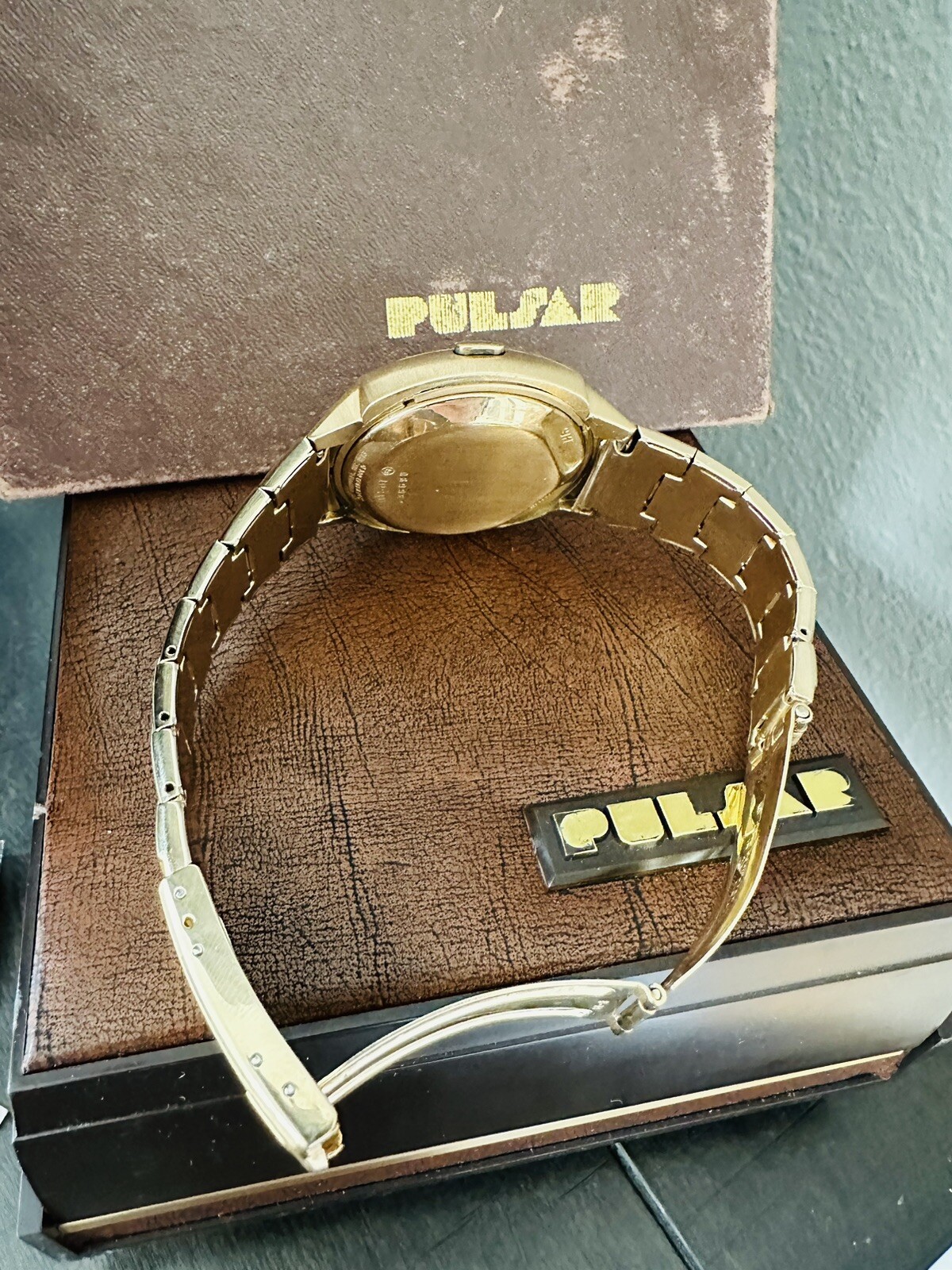 Rare Vintage Pulsar P3 Time Computer Watch Solid 14k Gold ~ Box ...
