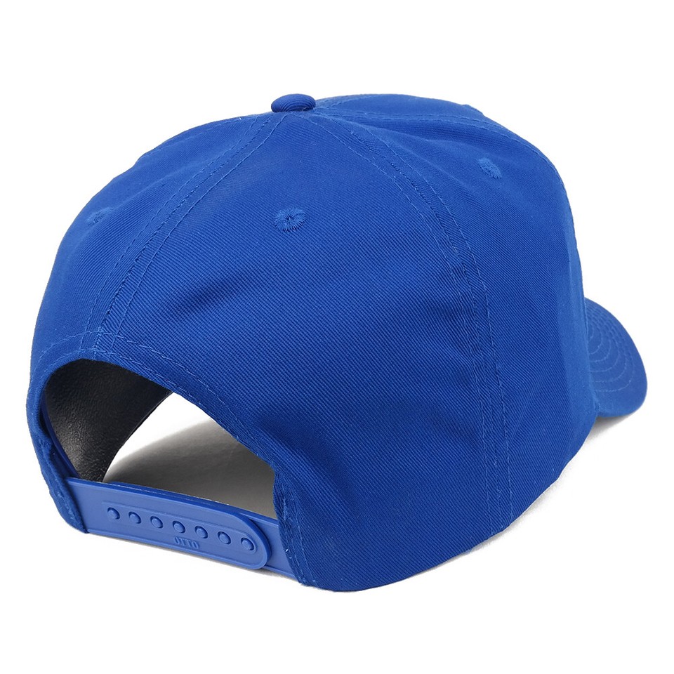 NASA Insignia Space Logo Embroidered Patch Snapback Cap - Royal Blue ...