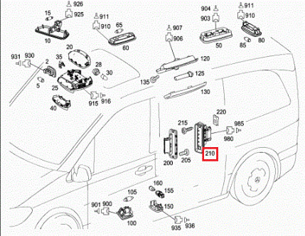 NEW MB VITO W639 SIDE LOADING DOOR CONTACT PINS A6398200554 | eBay